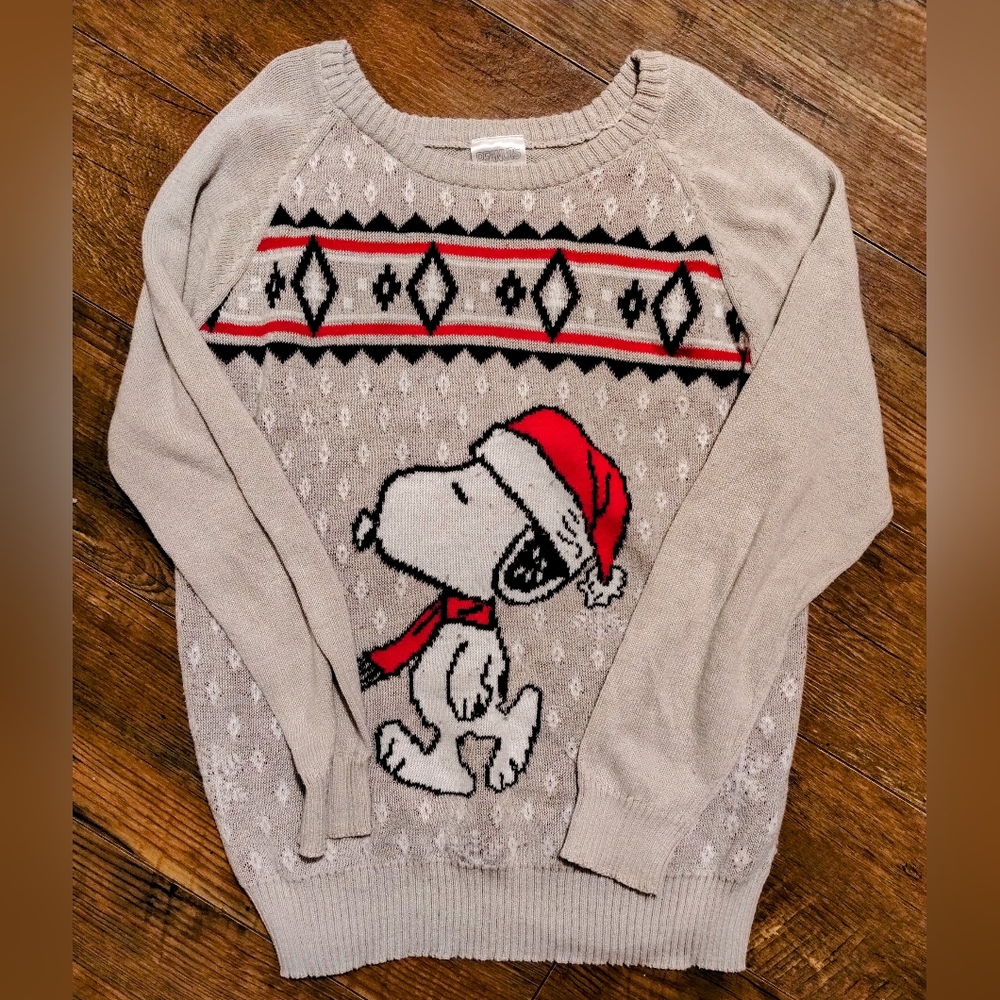 Peanuts Snoopy Santa Sweater - Gem